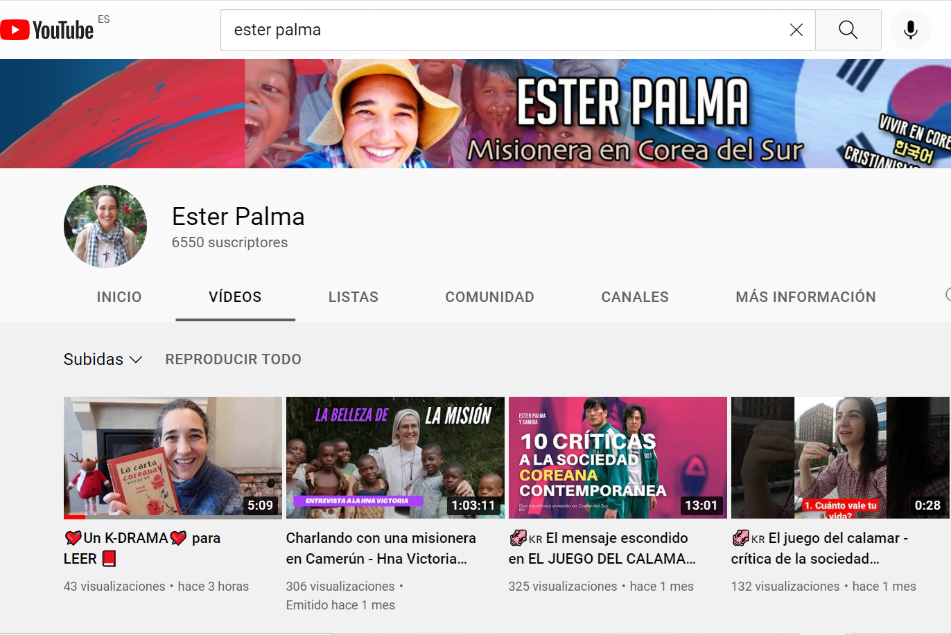 Ester Palma, «influencer» misionera en Corea habla de la edición ...